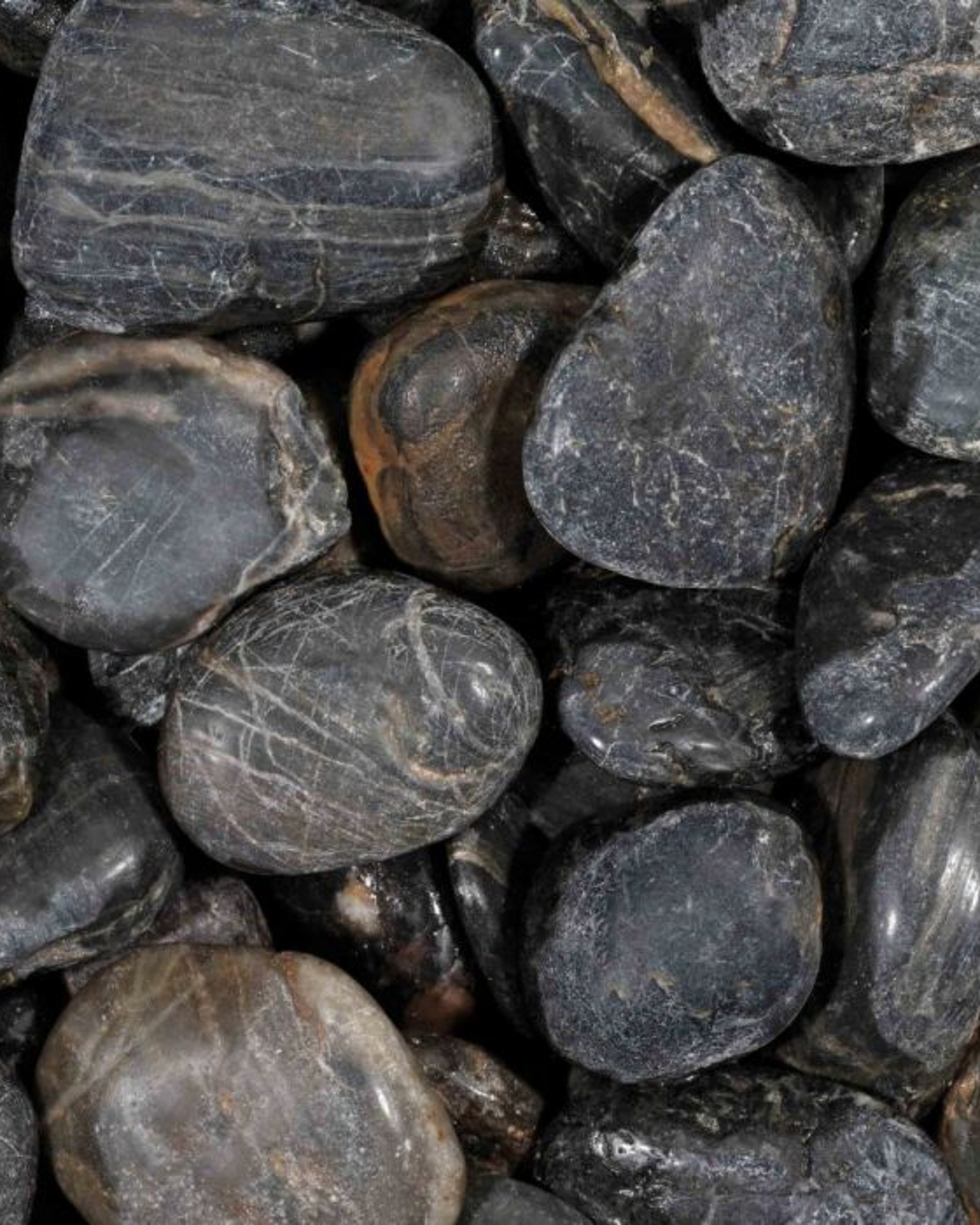 Glitter stone black, 10 - 30 mm (bag 20 kg.) - Kvety VICTOR